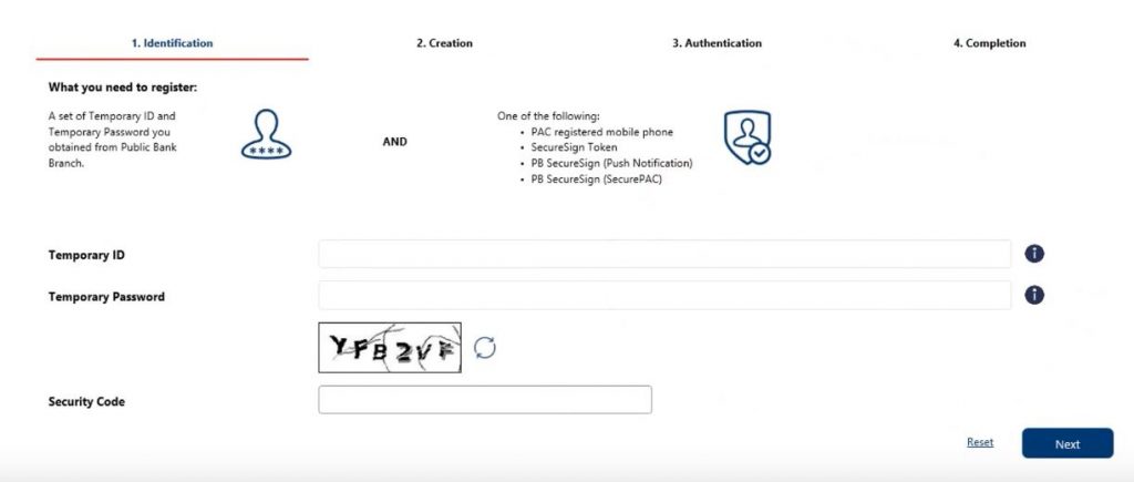 √ Lupa User ID dan Password Public Bank Online PBe